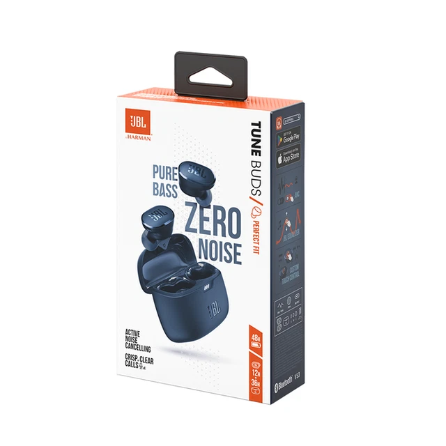 JBL TUNE BUDS True Wireless Earbuds Blue –Pure Bass Zero Noise BRAND ...