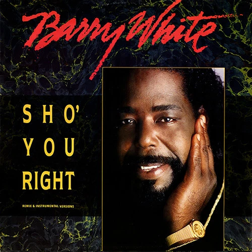 BARRY WHITE SHO' You Right 12" vinyle UK Breakout 1987 AVEC POCHETTE ...