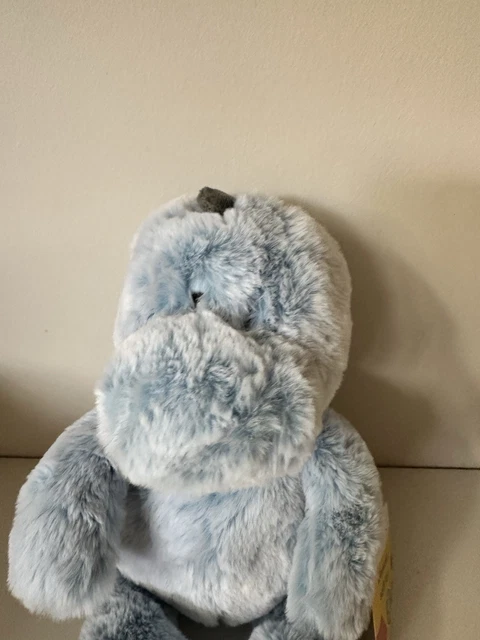 HAPELLO BLUE DINOSAUR SOFT TOY PLUSH new with tag bnwt 12” tall £18.99 ...