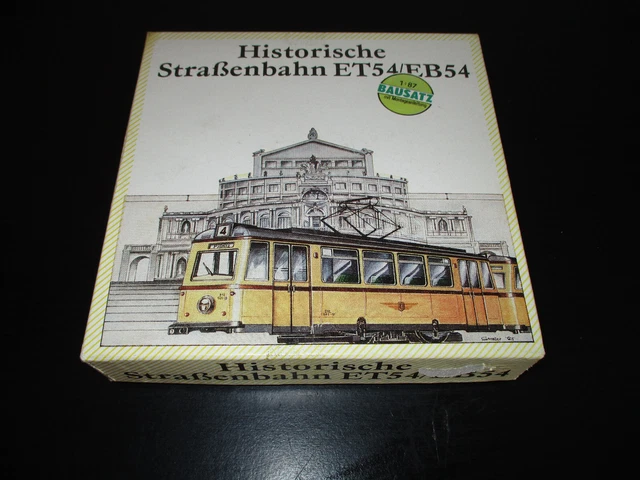 HISTORISCHE STRASSENBAHN ET54 / EB54 Prefo Bausatz 1:87 - Inhalt 2 ...