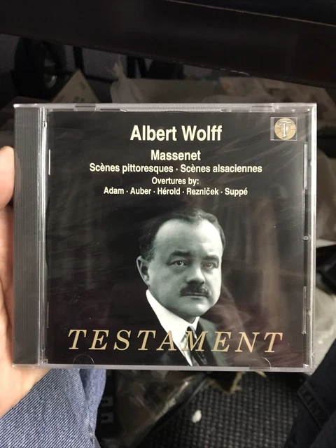 ALBERT WOLFF CONDUIT scènes Massenet pittoresques + ouvertures ...