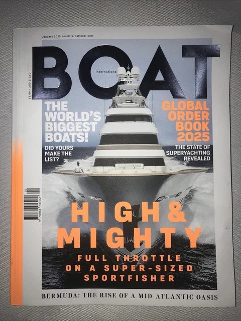 BOAT INTERNATIONAL UK Magazine January 2025 £5.00 - PicClick UK