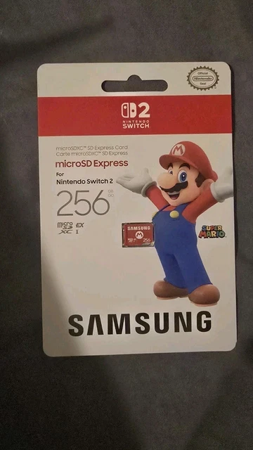 SAMSUNG 256GB MICROSD Express Card for Nintendo Switch 2 £39.79 ...