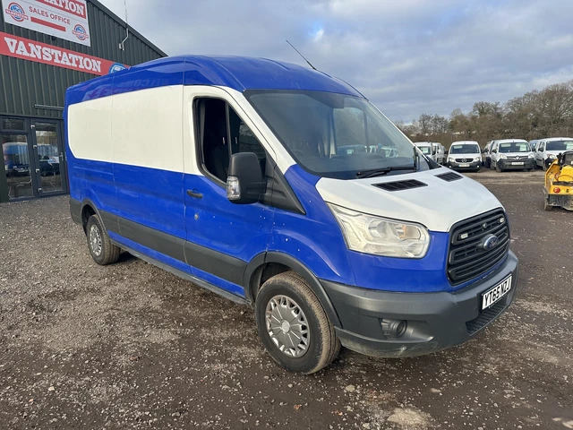 65 PLATE FORD Transit 350 LWB RWD 6 Speed Manual High Roof Panel Van ...