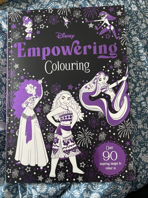 DISNEY EMPOWERING COLOURING Young Adult Colouring £7.50 - PicClick UK