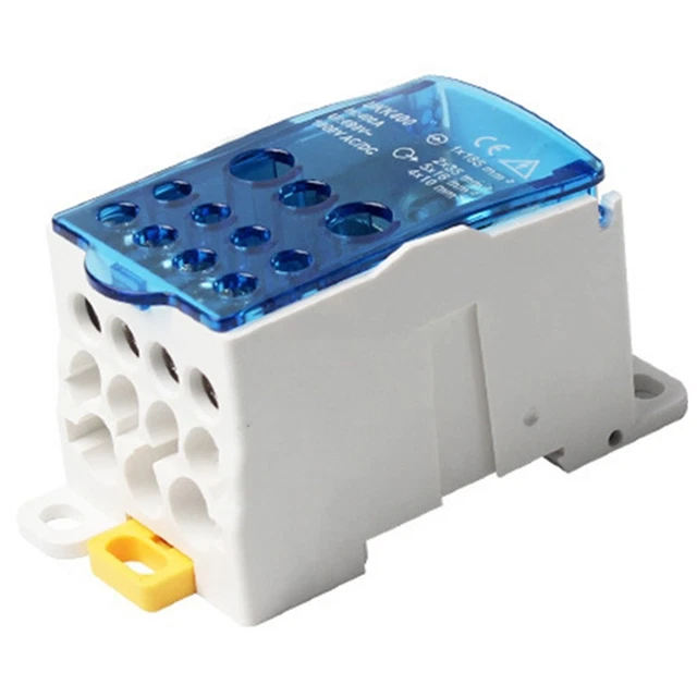 BOÎTE DE JONCTION bloc de jonction rail DIN 80A 125A 160A 250A 400A ...