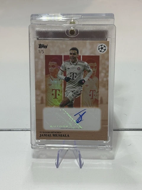 TOPPS SIMPLICIDAD 2025 Jamal Musiala Fc Bayern Munich Autograph /5 £312 ...