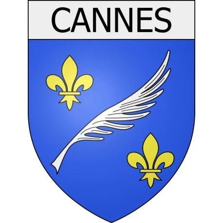 CANNES 06 VILLE Stickers blason autocollant adhésif Taille:17 cm EUR 6,99 - PicClick FR
