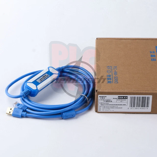 USB-KV FOR KEYENCE KV all Series Programming Cable PC-KV Download ...