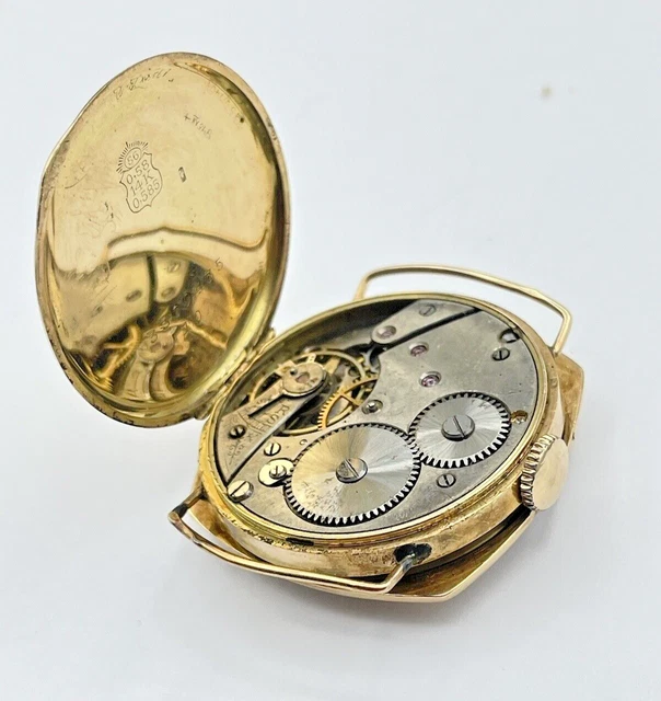 VINTAGE CYMA 14K Trench Watch $575.00 - PicClick CA