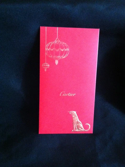 CARTIER LOT OF 3 Lunar Chinese New Year Cash Red Paper Envelopes £17.81 ...