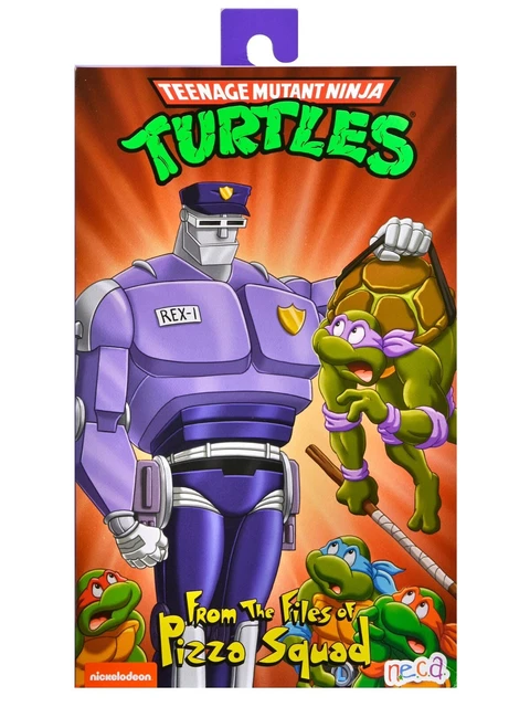 FIGURINE NECA ULTIMATE REX- 1 "From the files of Pizza Squad" TMNT ...
