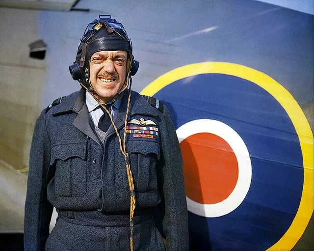 WW2 RAF SPITFIRE Dday Pilot Luftwaffe HALIFAX Stirling Hurricane ...