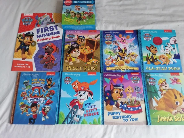 PAW PATROL TREASURE Cove Story 7 books plus phonics box set £8.93 ...