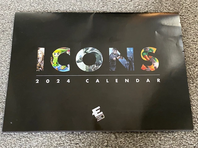 EDGE ICONS 2024 Calendario Videogiochi Metal Gear Zelda Doom Rez Ffvii ...