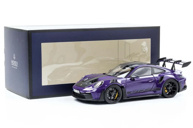 1:18 PORSCHE 911 992 GT3 RS 2022 Ultraviolet Norev Exclusif 187368 $276 ...