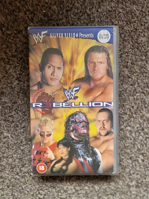 WWF WWE WRESTLING VHS Rebellion Video UK only PPV 1999 - HHH vs The Rock £8.41 - PicClick UK