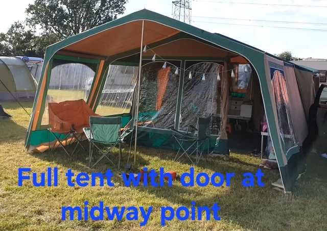 CABANON CONWAY JUPITER Trailer Tent - Sleeps 6 - Detachable Kitchen ...