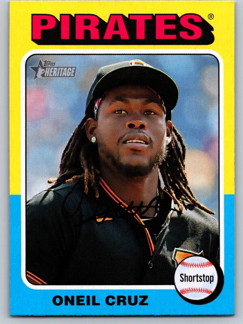 #131 ONEIL CRUZ 2024 Topps Heritage pirate de Pittsburgh EUR 1,67 ...