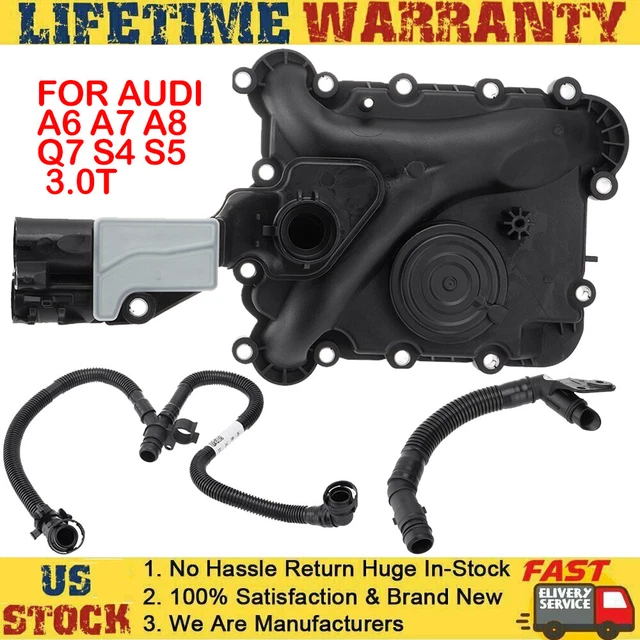 OIL SEPARATOR PCV Valve Vent Trim for Audi Q7 A8 Q5 S4 A5 A6 A7 3.0TFIS ...