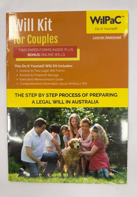 WILPAC DO IT Yourself Will Kit for Couples - Lawyer Approved - Bonus ...