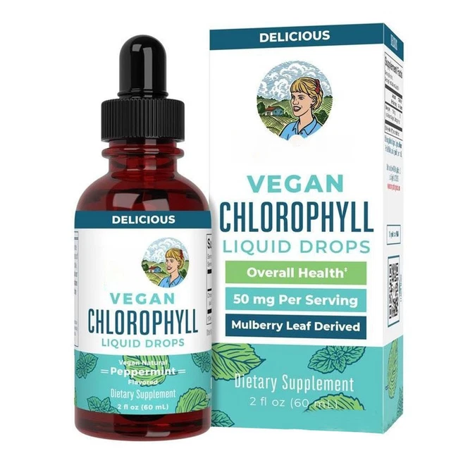 LIQUID CHLOROPHYLL - Chlorophyll Drops For Water 100ml High Strength ...