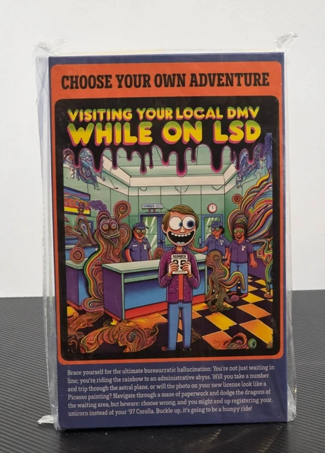 VISITING YOUR LOCAL DMV While on LSD - Decorative Fake Book Secret ...
