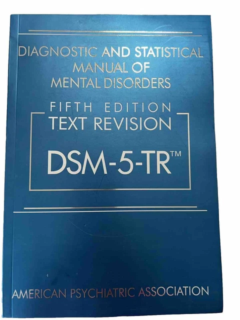 MANUEL DIAGNOSTIQUE ET statistique des troubles mentaux DSM-5-TR cinquième édition EUR 33,95 ...