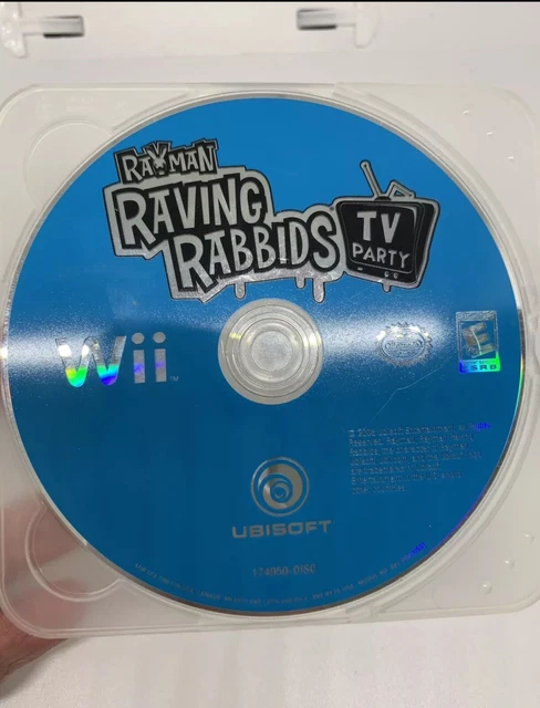 RAYMAN RAVING RABBIDS: TV Party (Nintendo Wii) NO TRACKING - DISC ONLY ...