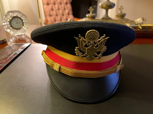 US ARMY DRESS Blue Company Grade Officers Hat/Cap £57.24 - PicClick UK