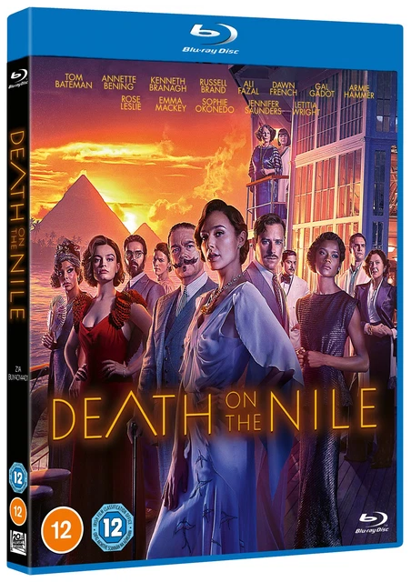 DEATH ON THE Nile (Blu-ray) Russell Brand Armie Hammer Gal Gadot Ali ...