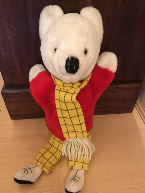VINTAGE LEFRAY RUPERT THE BEAR Soft Hand Puppet 14” £13.99 - PicClick UK