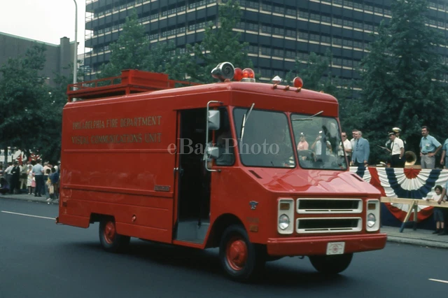 FIRE APPARATUS SLIDE- Philadelphia Fire Department Step Van Visual Comm ...