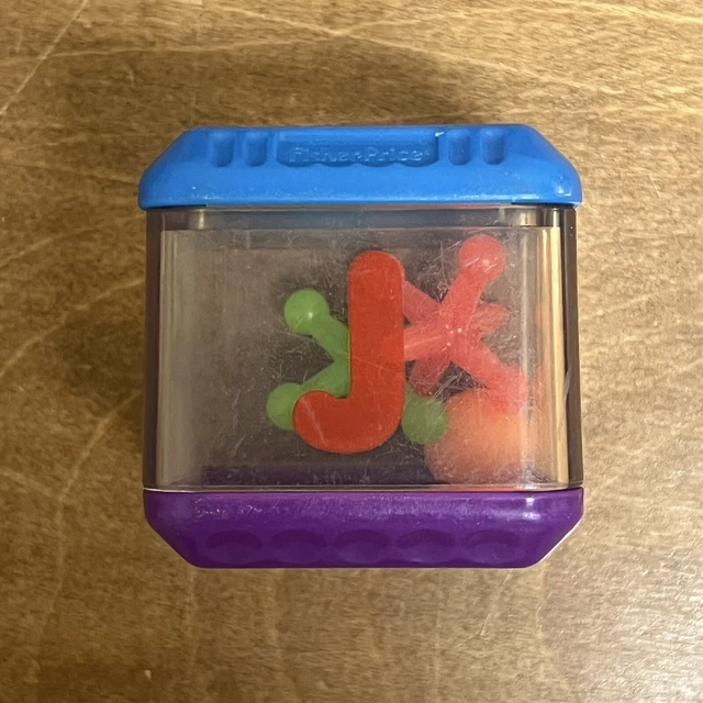 FISHER-PRICE PEEK A Boo Blocks Baby Sensory Block Replacement "J” Jacks ...