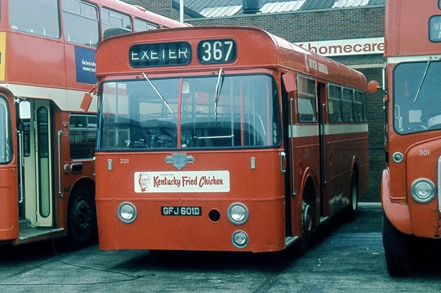 DEVON GENERAL NO.201 Exeter 1977 Bus Photo £0.99 - PicClick UK