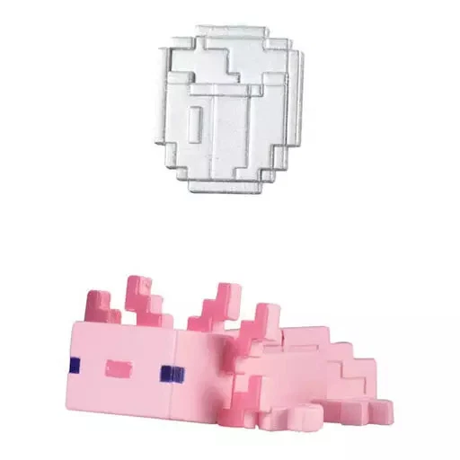 MINECRAFT NARABUNDESU AXOLOTL Mini Figure Bandai Capsule Toy EUR 23,29 ...