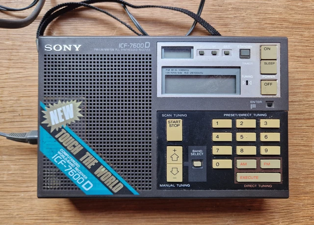 RADIO SONY ICF-7600D Vintage World Band Recepteur, récepteur du monde EUR 6,50 - PicClick FR