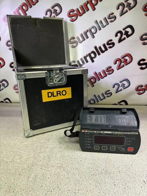 AVO MEGGER DLRO10 Digital Low Resistance Ohmmeter with roadcase $1,499. ...