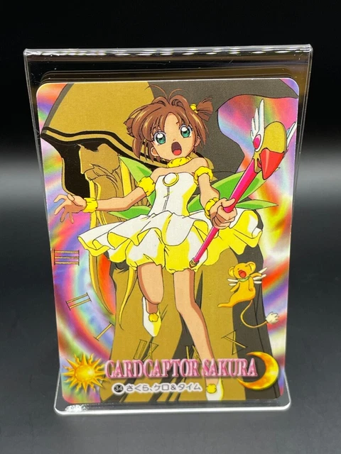 CARDCAPTOR SAKURA CARDCAPTORS Sakura Keroberos Time Card 34 1998 BANDAI ...