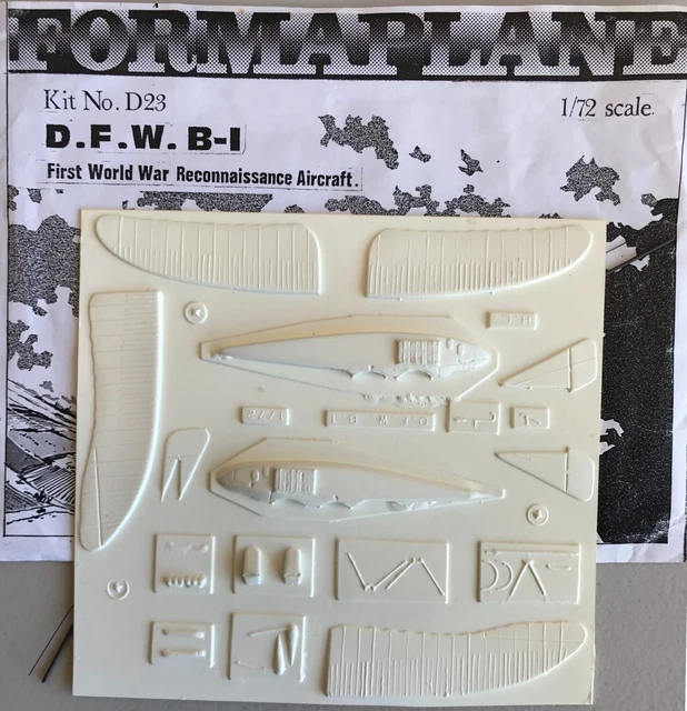 1/72 FORMAPLANE VACFORM D23; D.F.W. B.I First World War German ...