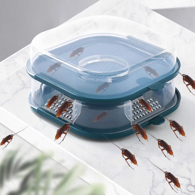 KITCHEN COCKROACH TRAP Box Cockroach Killer Traps Bugs Catcher Insect ...
