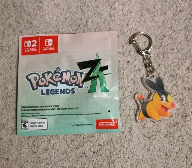 POKÉMON LEGENDS ZA Tepig Key Chain Pre Order Bonus (EB Games Exclusive ...