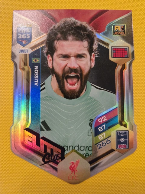 PANINI FIFA 365 Adrenalyn XL 2026 - Elite Cuts - Alisson Becker ...