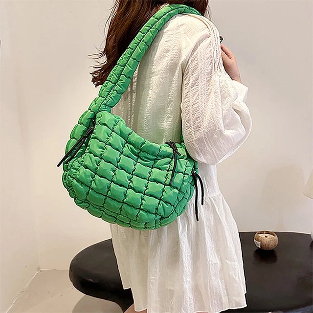 QUILTED PUFFER TOTE Bag Padding Shoulder Bag Korea Cloud Bags Women Girls EUR 22,27 - PicClick FR