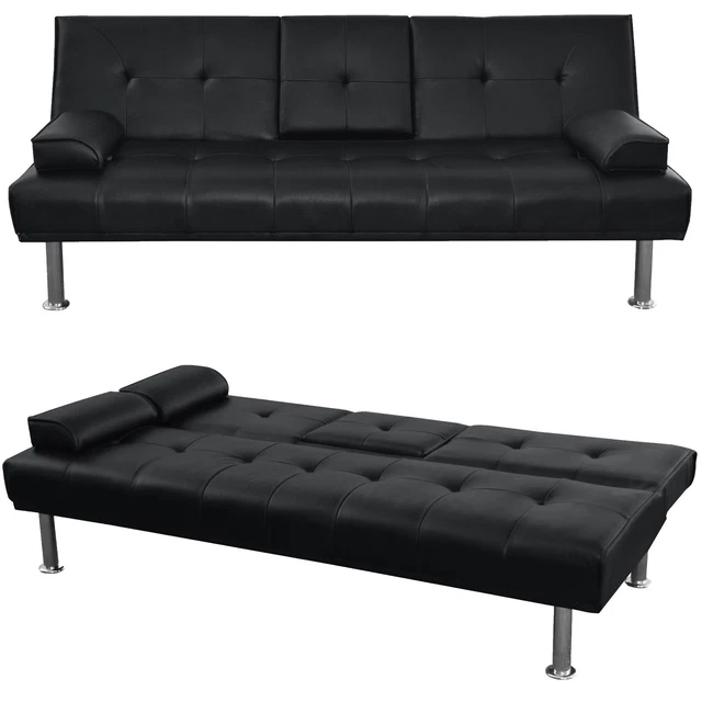 CANAPÉ DUBAÏ POUR Dormir Divan Pliant Similicuir Klappcouch Ensemble ...