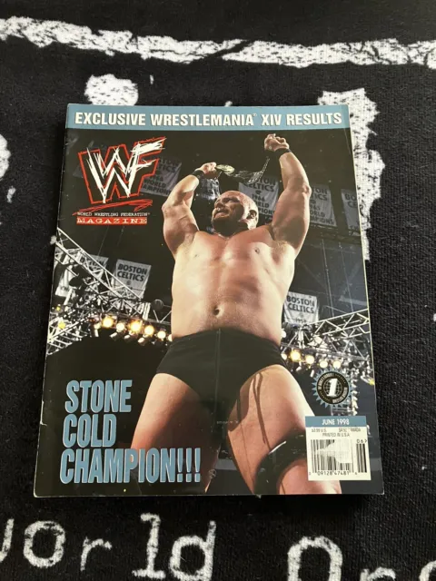 WWE WWF MAGAZINE June 1998 Stone Cold Steve Austin See Description £4. ...