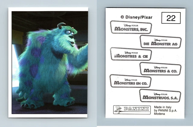 MONSTERS INC #22 Panini 2002 Disney Pixar Sticker £0.99 - PicClick UK