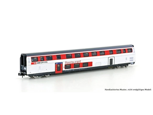 HOBBYTRAIN H25124 DOSTO Restaurantwagen IC2020 SBB Refit Ep.VI, Spur N ...