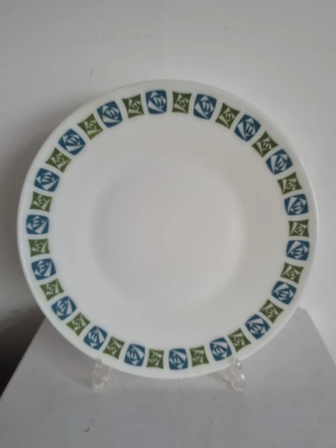 VINTAGE JAJ PYREX Checkers Pattern 10" Dinner Plate £5.45 - PicClick UK