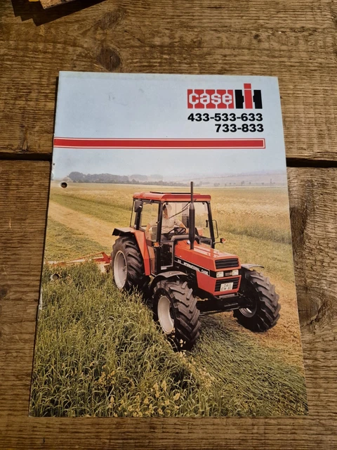 ORIG. SCHLEPPER PROSPEKT Case IH 433 - 833 Traktor IHC Mc Cormick EUR 6 ...